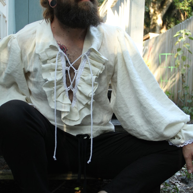 Mens Ruffle Shirt - Etsy