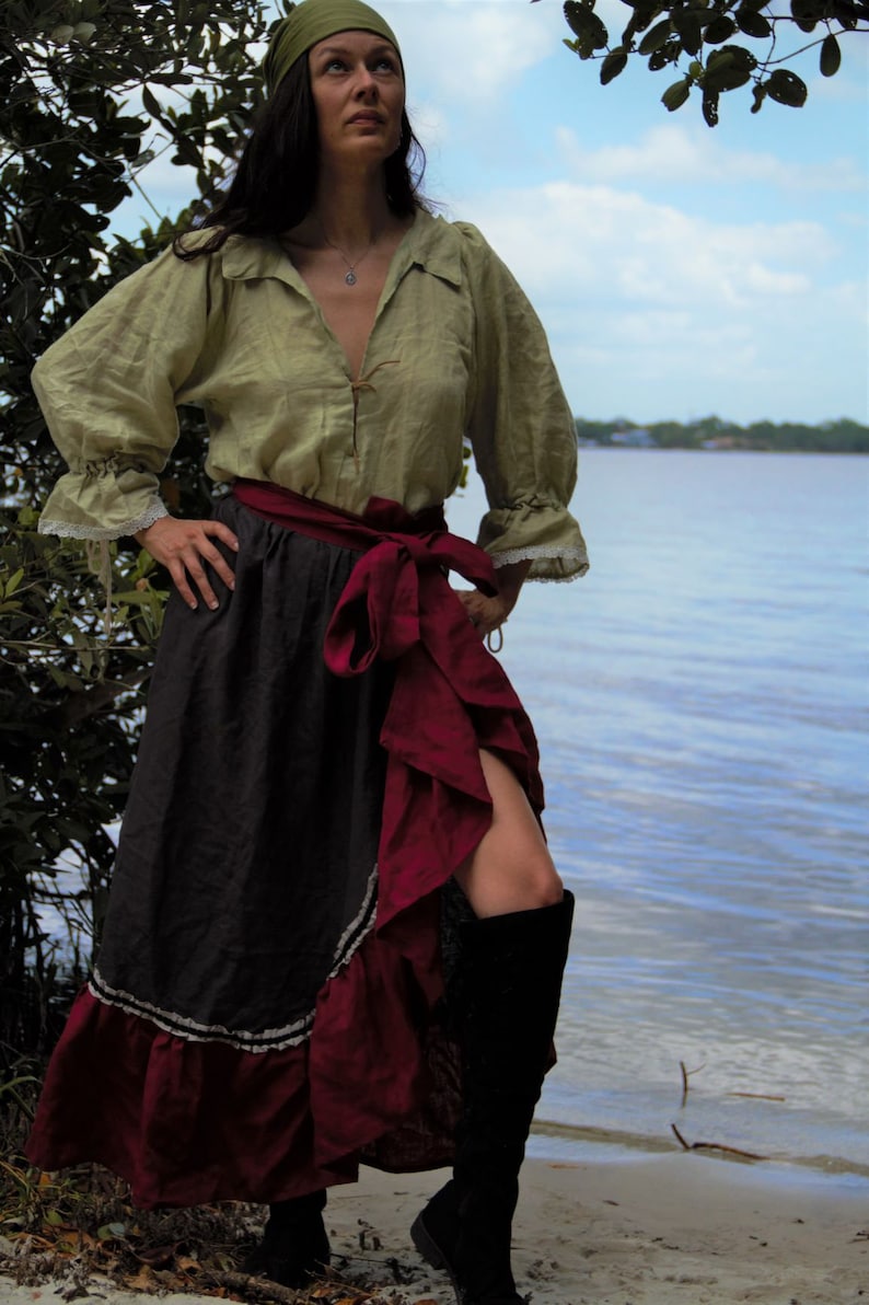 Ladies Pirate Shirt - Etsy