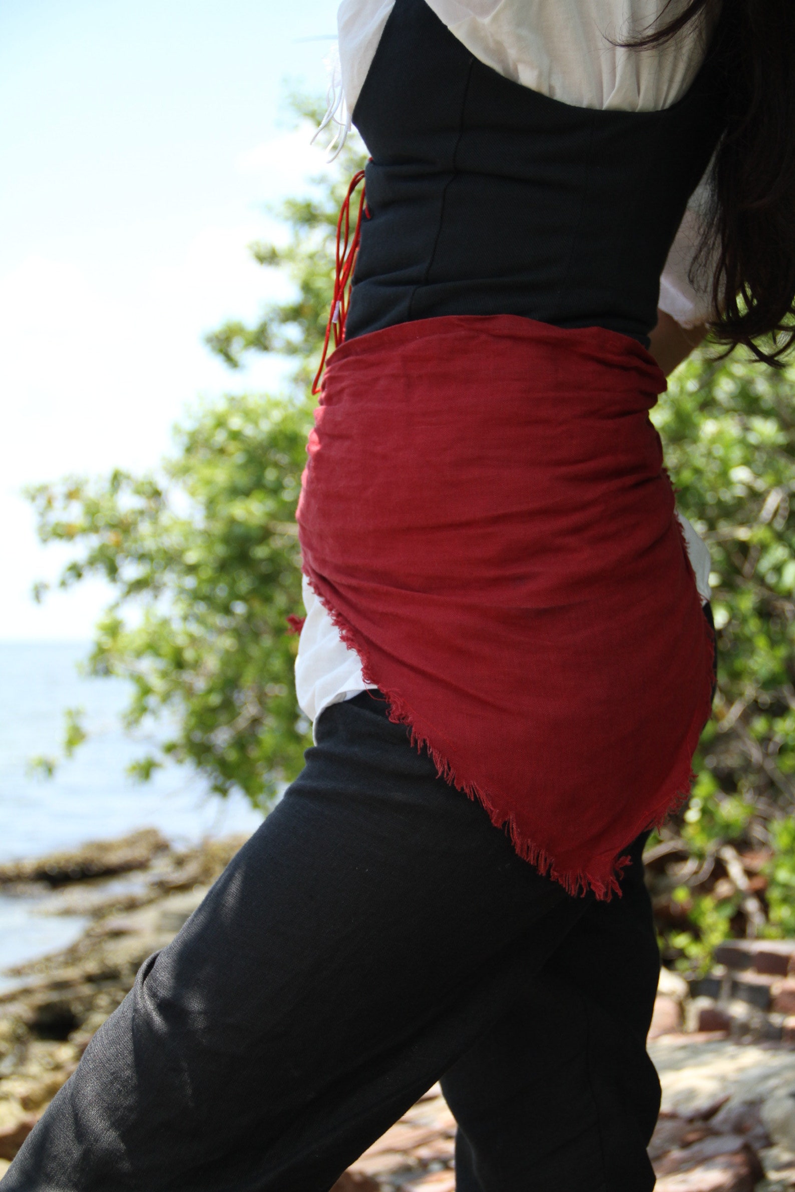 Ladies Fringed Pirate Sash - Etsy