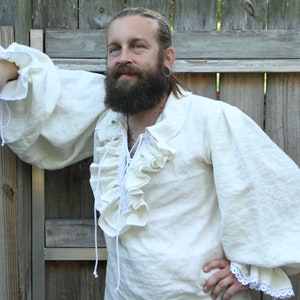Ruffled Pirate Shirt - Etsy