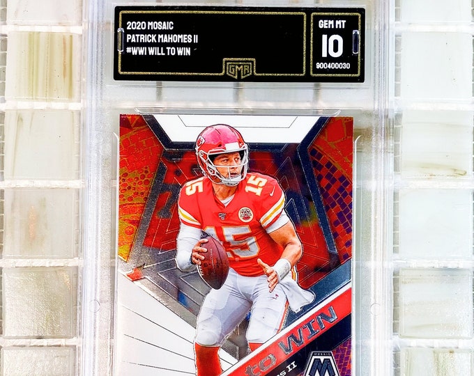 Graded Patrick Mahomes Card Patrick Mahomes II Football Card Gift for ...