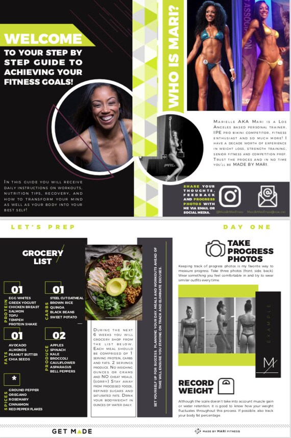 6 Week Transformation Guide | Etsy