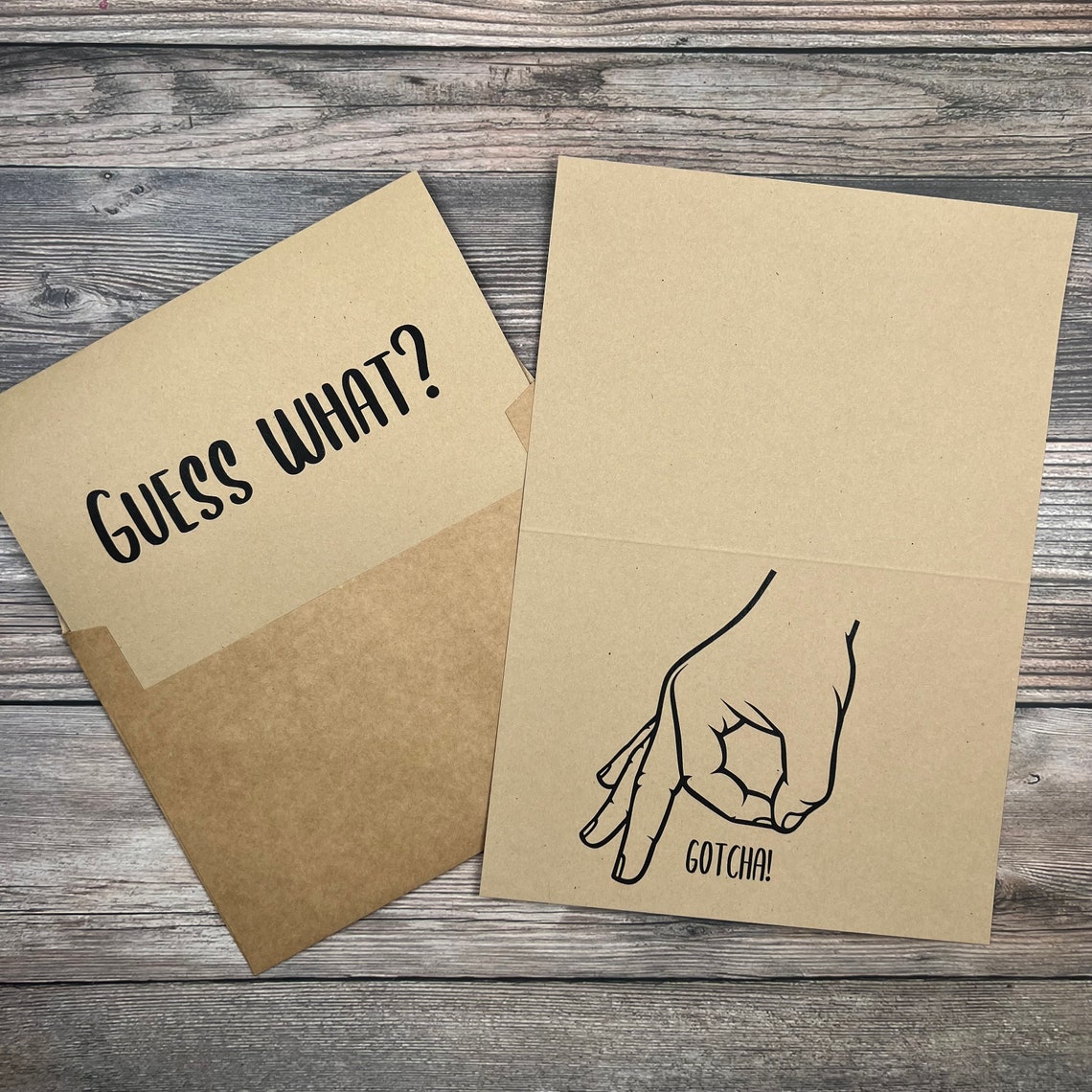 Guess What Circle Game Funny Prank Card Gotcha - Etsy