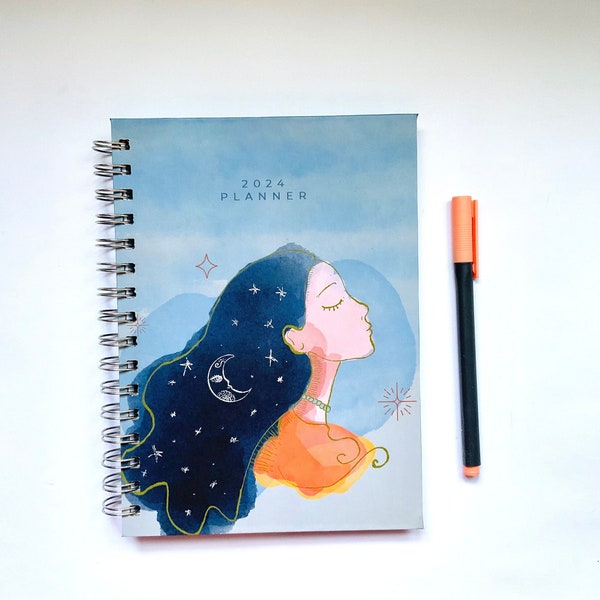 Moon 2024 Diary - Etsy