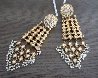 Pakistani Golden Earrings - Etsy