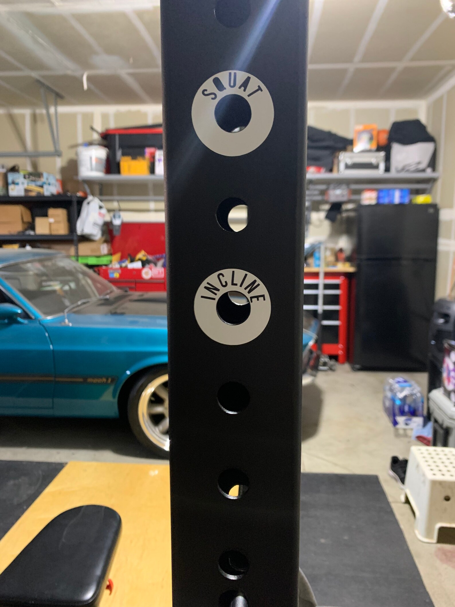 Power Rack Hole Decals for Your Home Garage Gym - Etsy