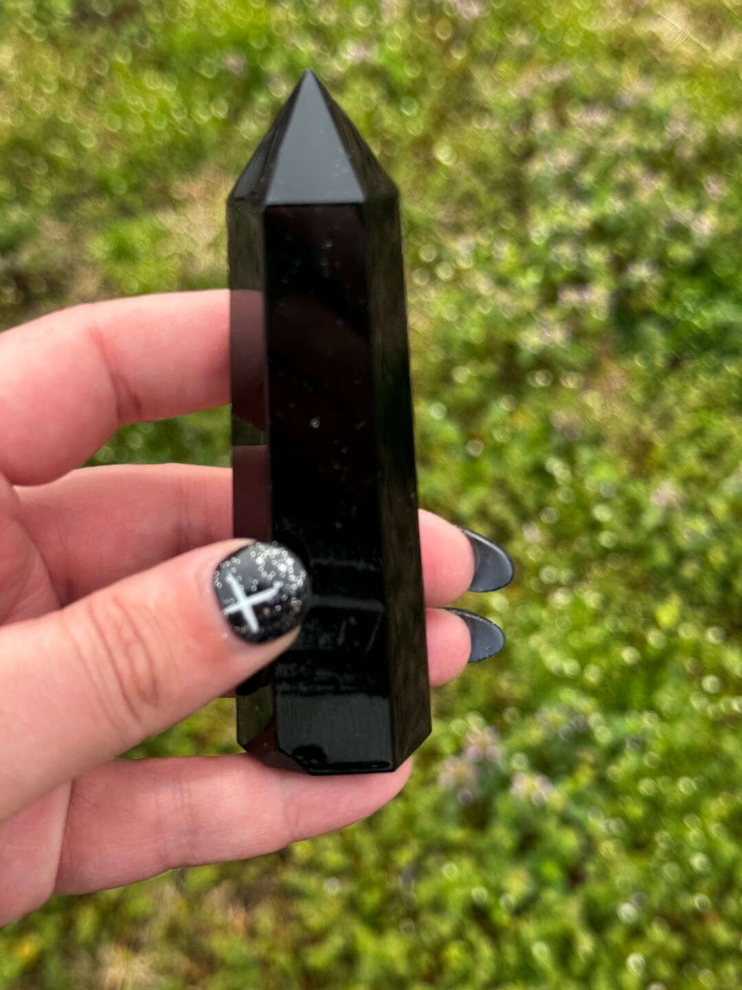 Black Obsidian Tower Spiritualism Witchcraft Paganism - Etsy