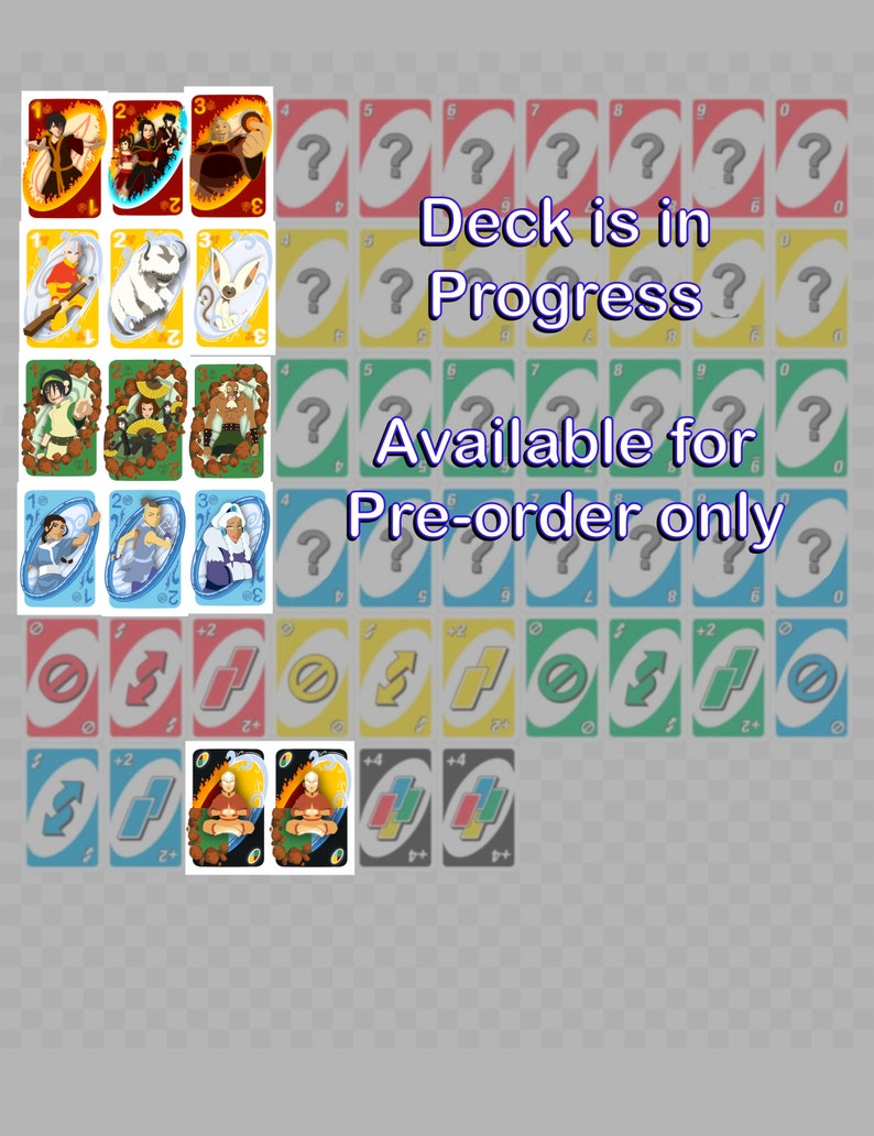 Avatar the Last Airbender Card Game PREORDER | Etsy