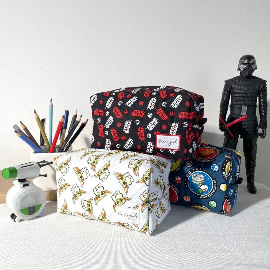 Star-wars-kids Pencil Case- Quilted Anime Pencil Case- Fabric Pencil ...