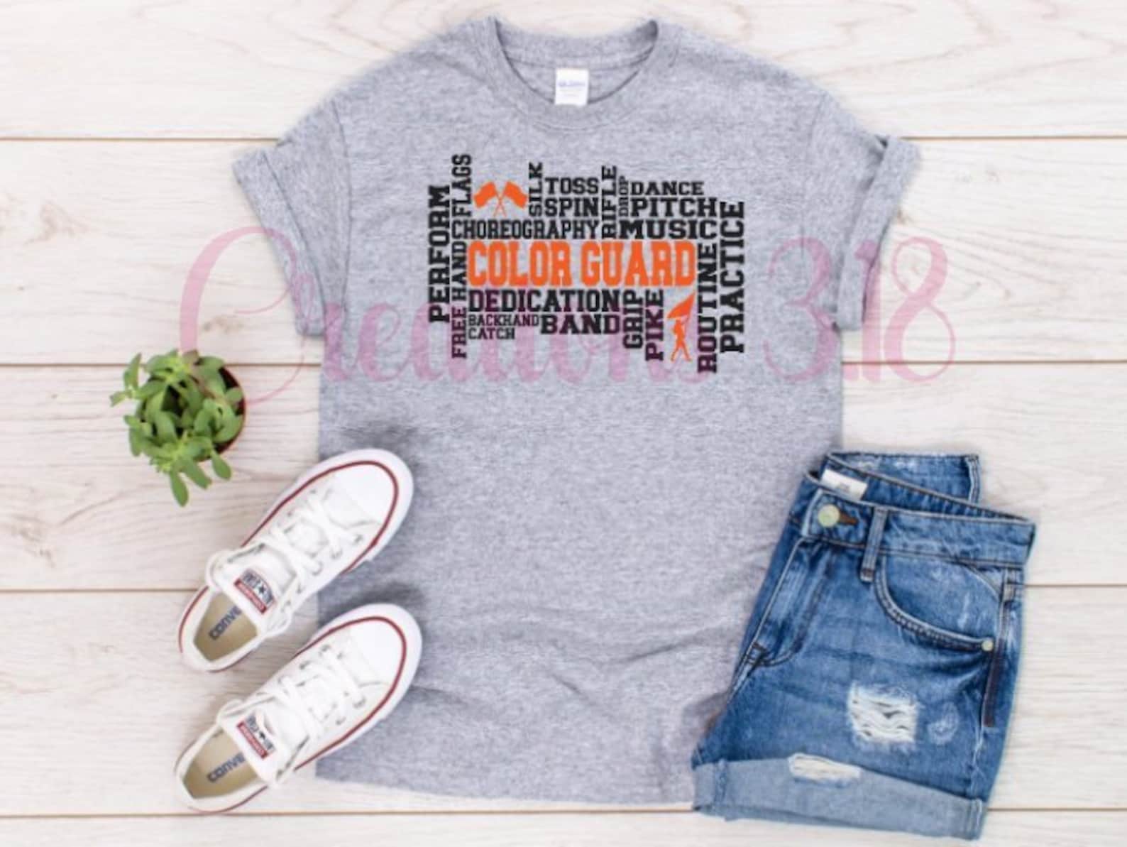 Colorguard Shirt/ Custom Team Shirt/ Colorguard Tee/ Color - Etsy