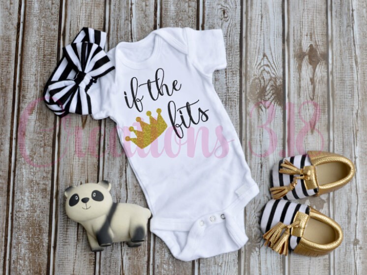 Crown Bodysuit, Baby Outfit, Princess Bodysuit, Baby Princess - Etsy