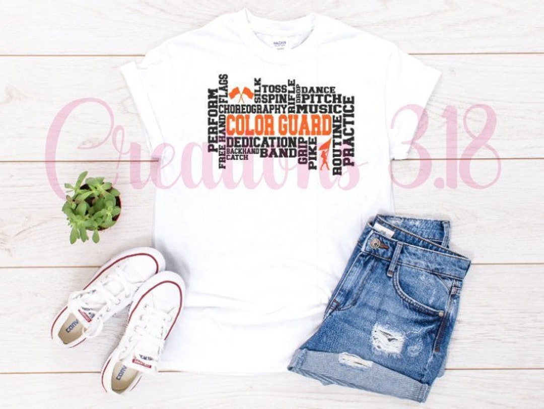 Colorguard Shirt/ Custom Team Shirt/ Colorguard Tee/ Color Guard Shirt ...