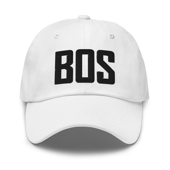 BOS Airport Code Hat Embroidered Hat Dad Hat Boston - Etsy