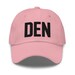 DEN Airport Code Hat Embroidered Hat Dad Hat Denver Colorado Hiking Hat ...
