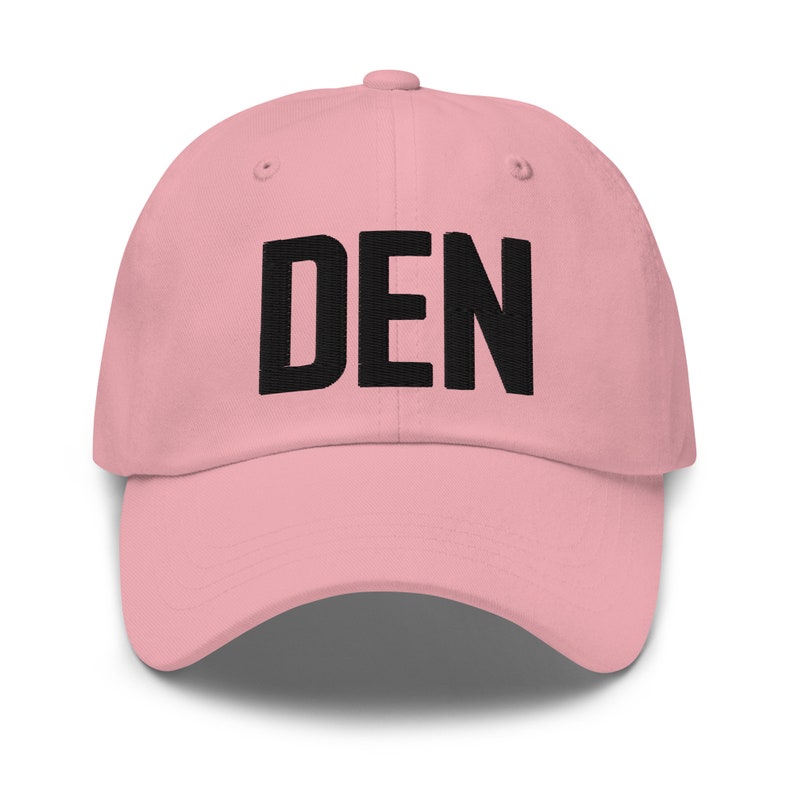 DEN Airport Code Hat Embroidered Hat Dad Hat Denver Colorado Hiking Hat ...