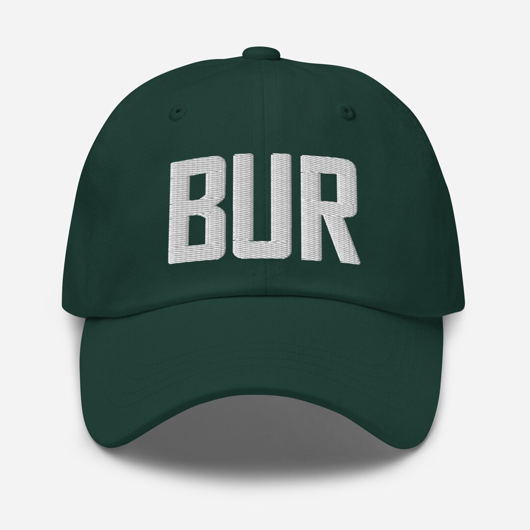 BUR Airport Code Hat Embroidered Hat Dad Hat Burbank California Travel ...