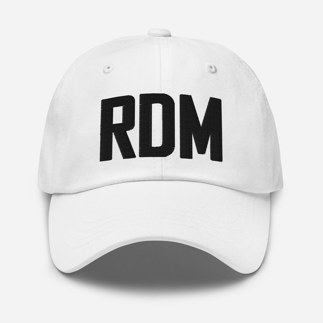 RDM Airport Code Hat Embroidered Hat Dad Hat Redmond Oregon Travel Gift ...