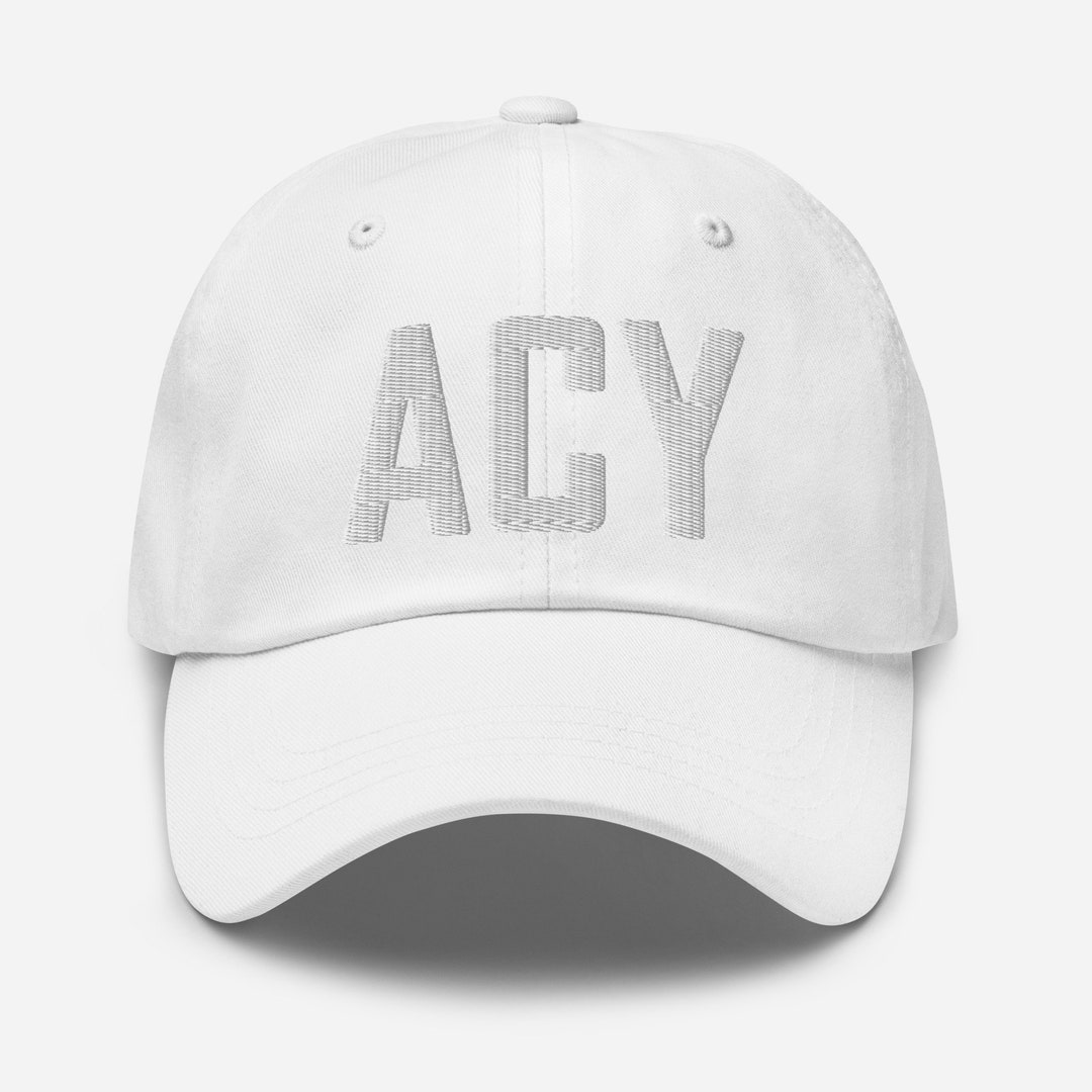 ACY Airport Code Hat Embroidered Hat Dad Hat Atlantic City New Jersey ...