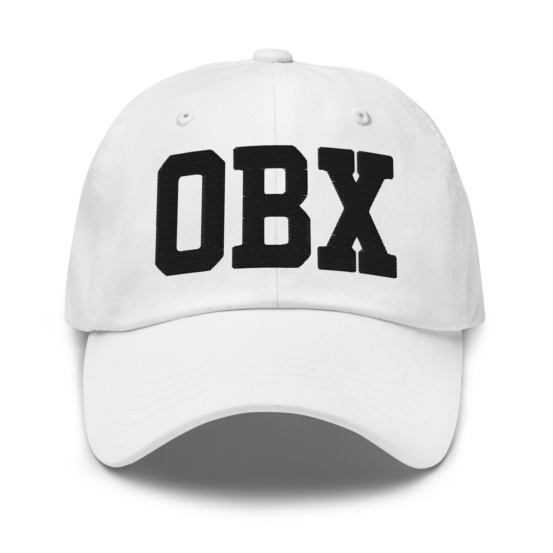 OBX Airport Code Embroidered Dad Hat Outer Banks North Carolina Coastal ...