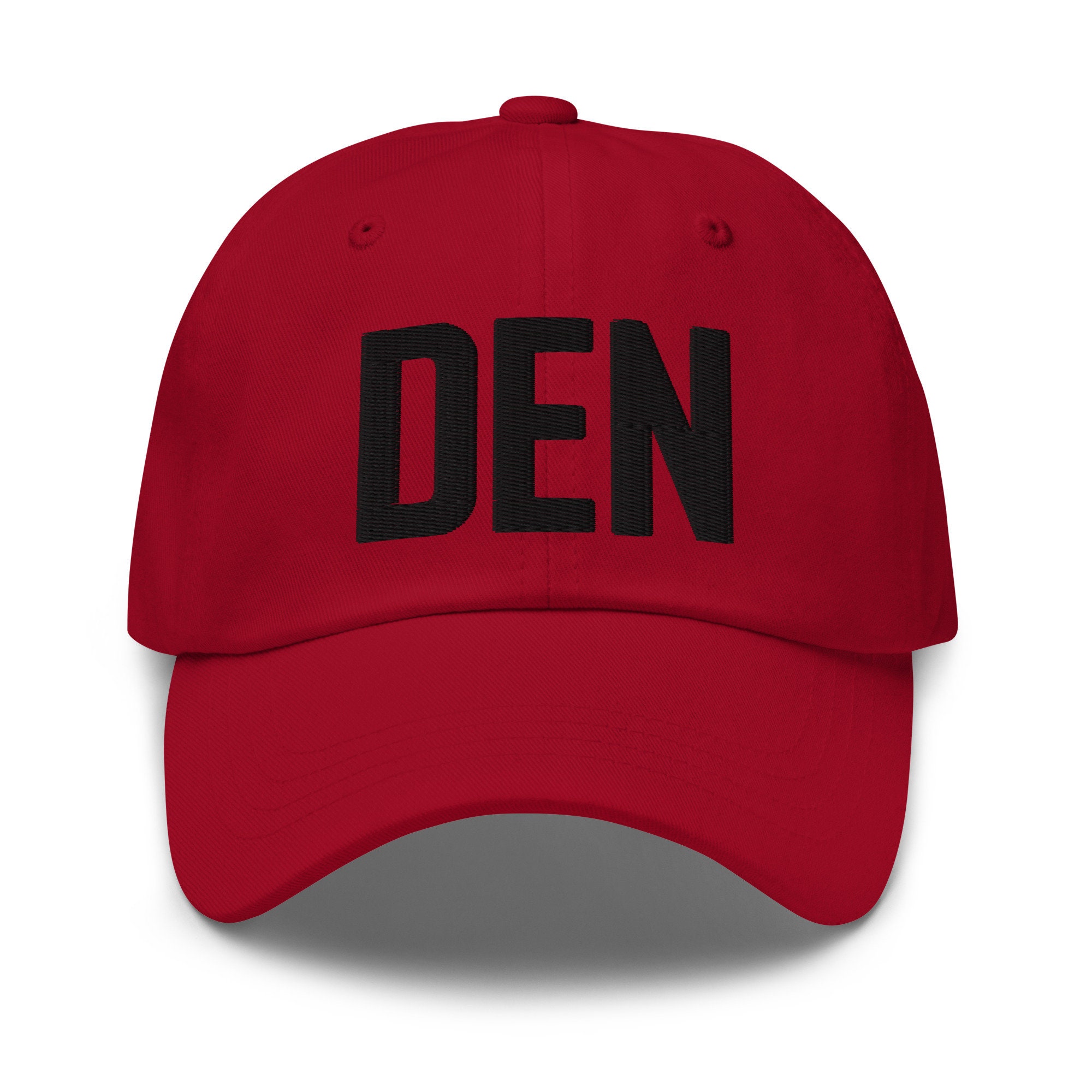 DEN Airport Code Hat Embroidered Hat Dad Hat Denver Colorado Hiking Hat ...