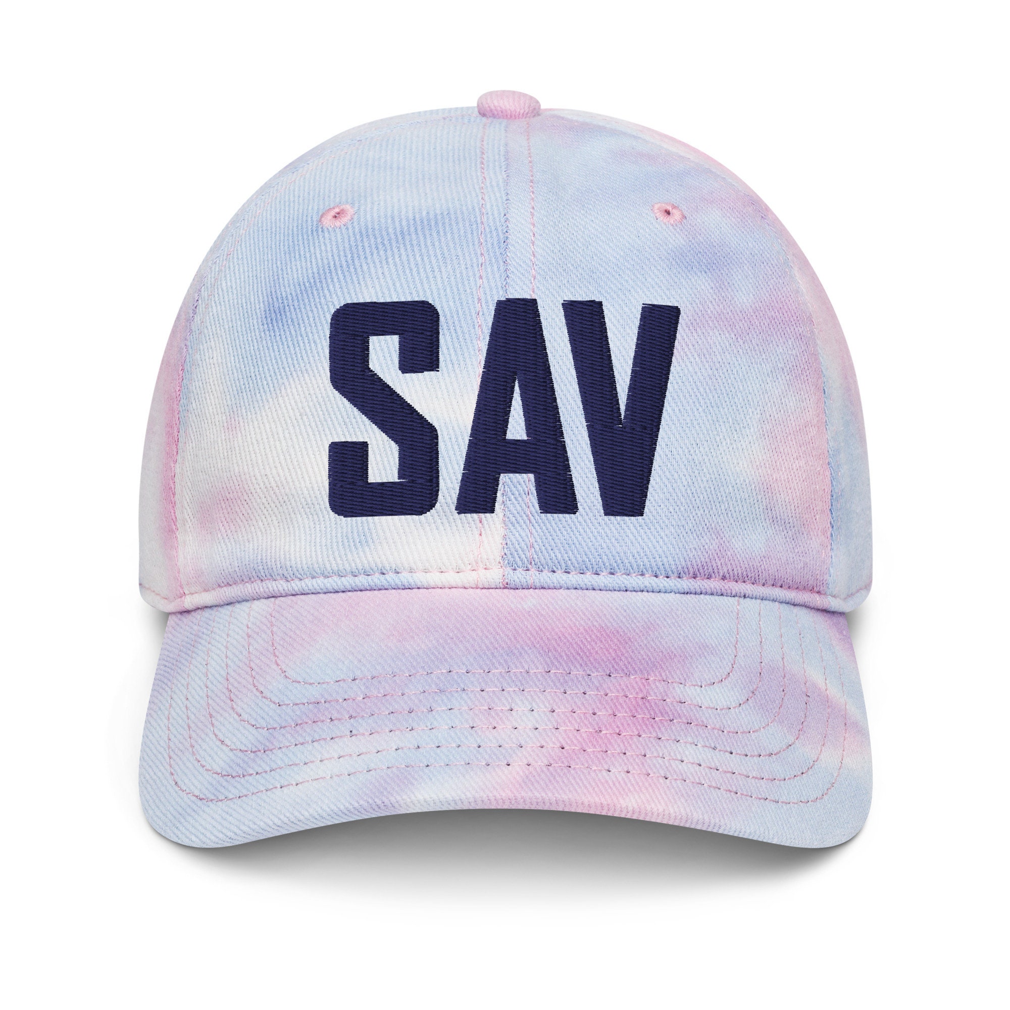 SAV Airport Code Hat Pastel Tie Dye Savannah Georgia Hilton Head Island ...