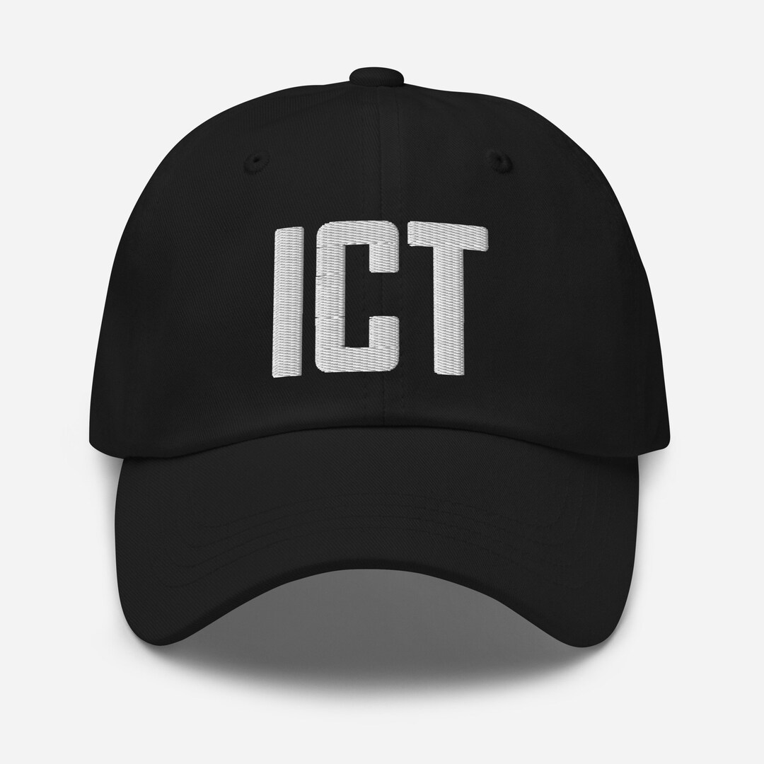 ICT Airport Code Hat Embroidered Hat Dad Hat Wichita Kansas Travel Gift ...