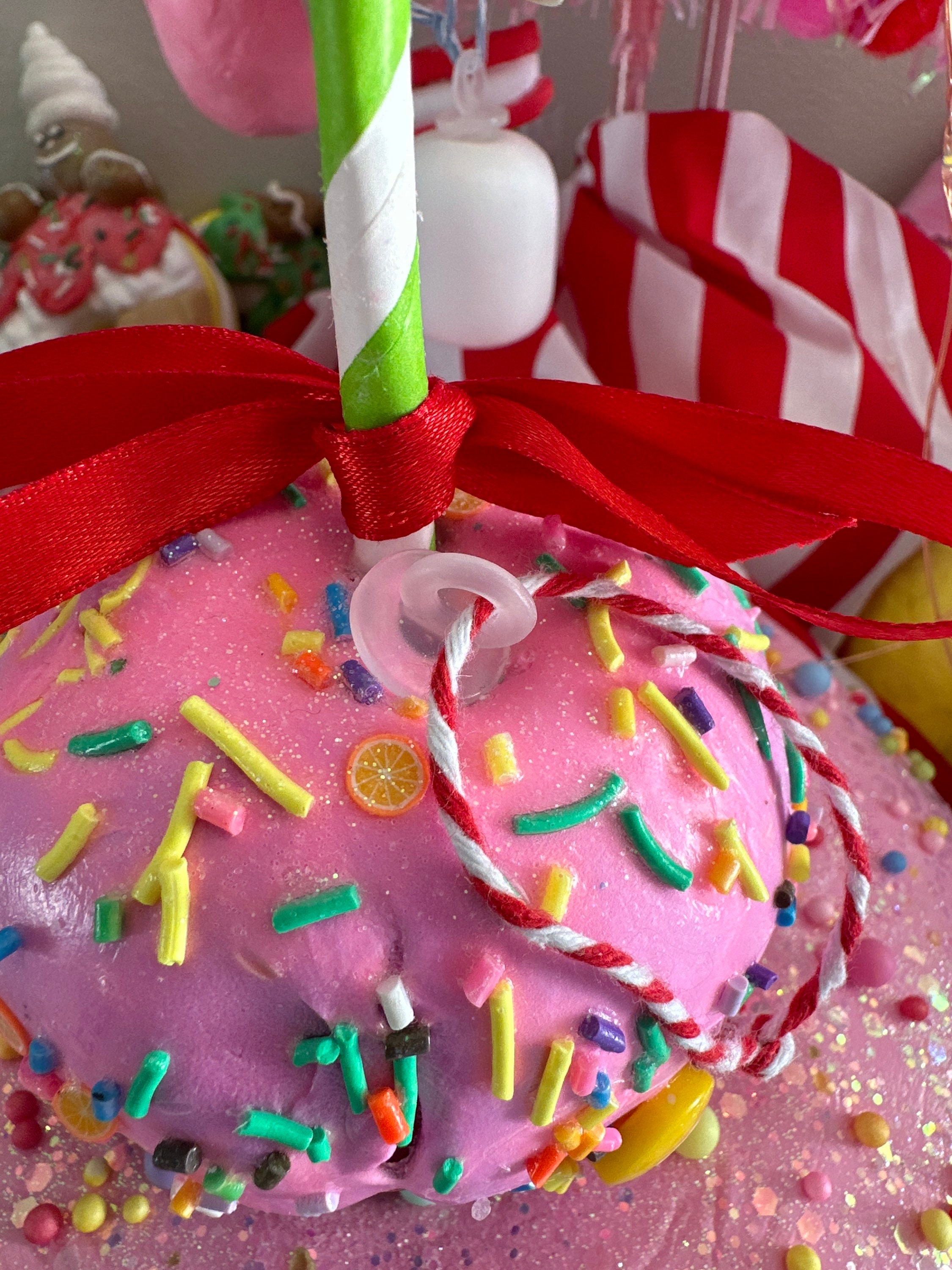 Oops Fake Candy Apples, Oops Fake Candy Apple With Fake Pink Candy ...