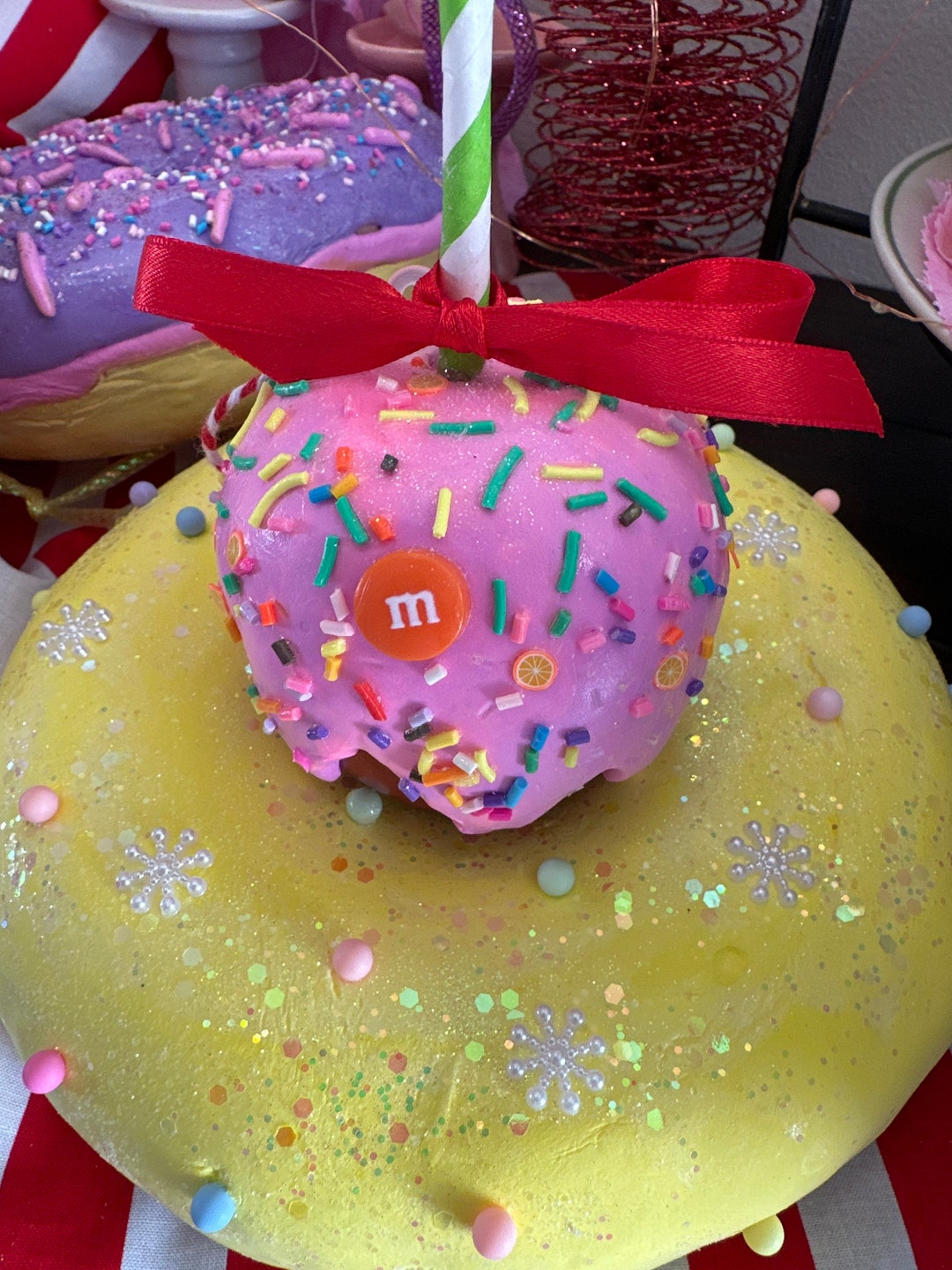 Oops Fake Candy Apples, Oops Fake Candy Apple With Fake Pink Candy ...