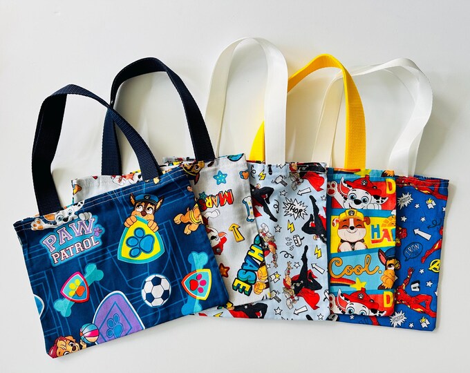 Kids Character Tote Bags, Handmade in Hawaii, Tote for Toys and ...