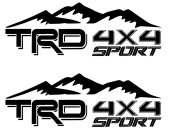 Trd Sport Mountain Decal | Etsy