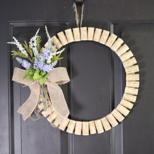Cork Wreath - Etsy
