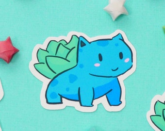 2'' Derpy Fire Lizard Sticker - Etsy