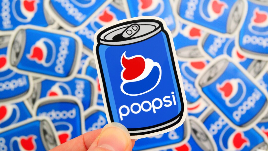 Poopsi Soda Vinyl Sticker - Etsy