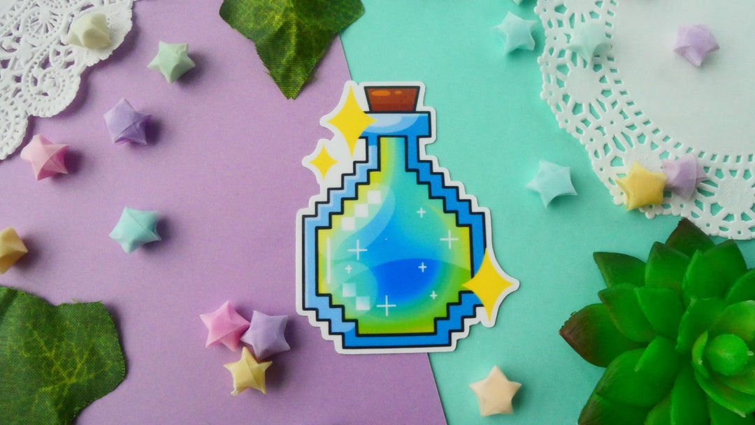 Minecraft Enchanted Potion 3 Vinyl Sticker - Etsy