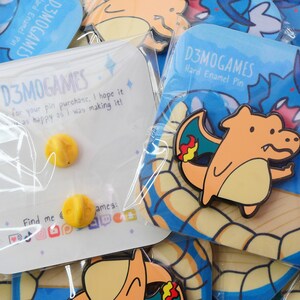 Derpy Fire Lizard Hard Enamel Pin - Etsy