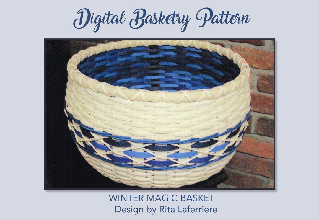 Digital Download Basket Pattern—winter Magic - Etsy