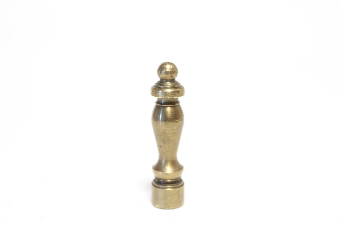 1950's Tarnished Classic Lighthouse Lamp Finial - Small Threads - 2 ...