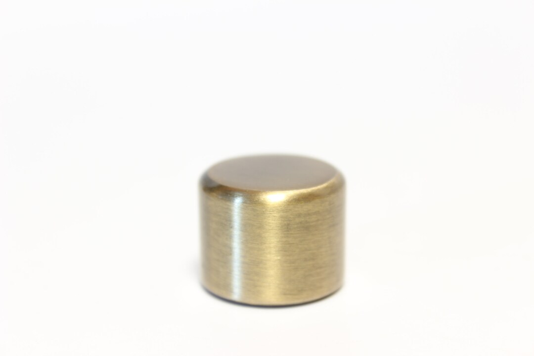 Heavy Solid Brass Disc Lamp Finial - Small Threads - 1" Diameter and ...