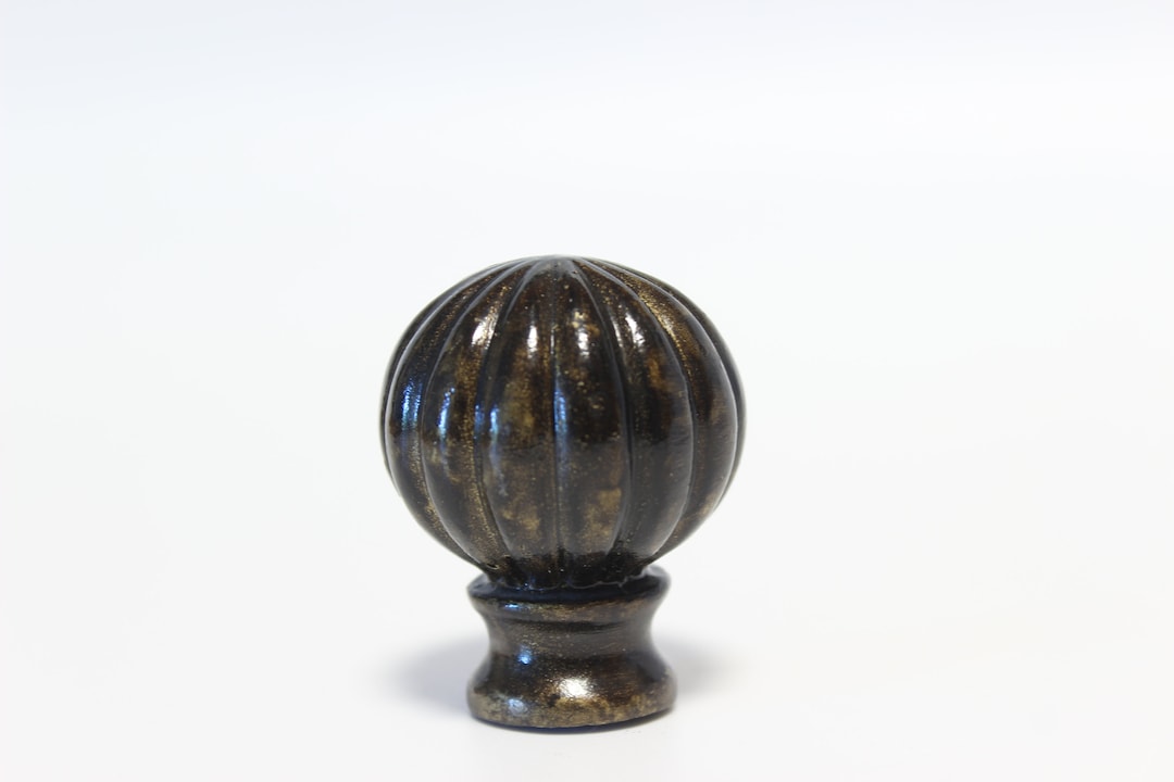 Beautiful Marbled Hot Air Balloon Lamp Finial Small Threads 1.75 Tall ...