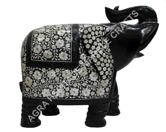 Pearl Inlay Elephant - Etsy