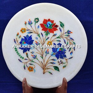 Ten Designs of Marble Handicraft Plate Inlay Precious Stone - Etsy