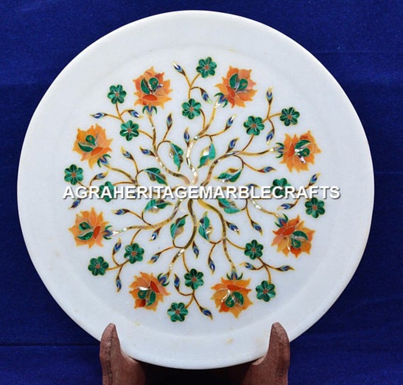 Ten Designs of Marble Handicraft Plate Inlay Precious Stone - Etsy