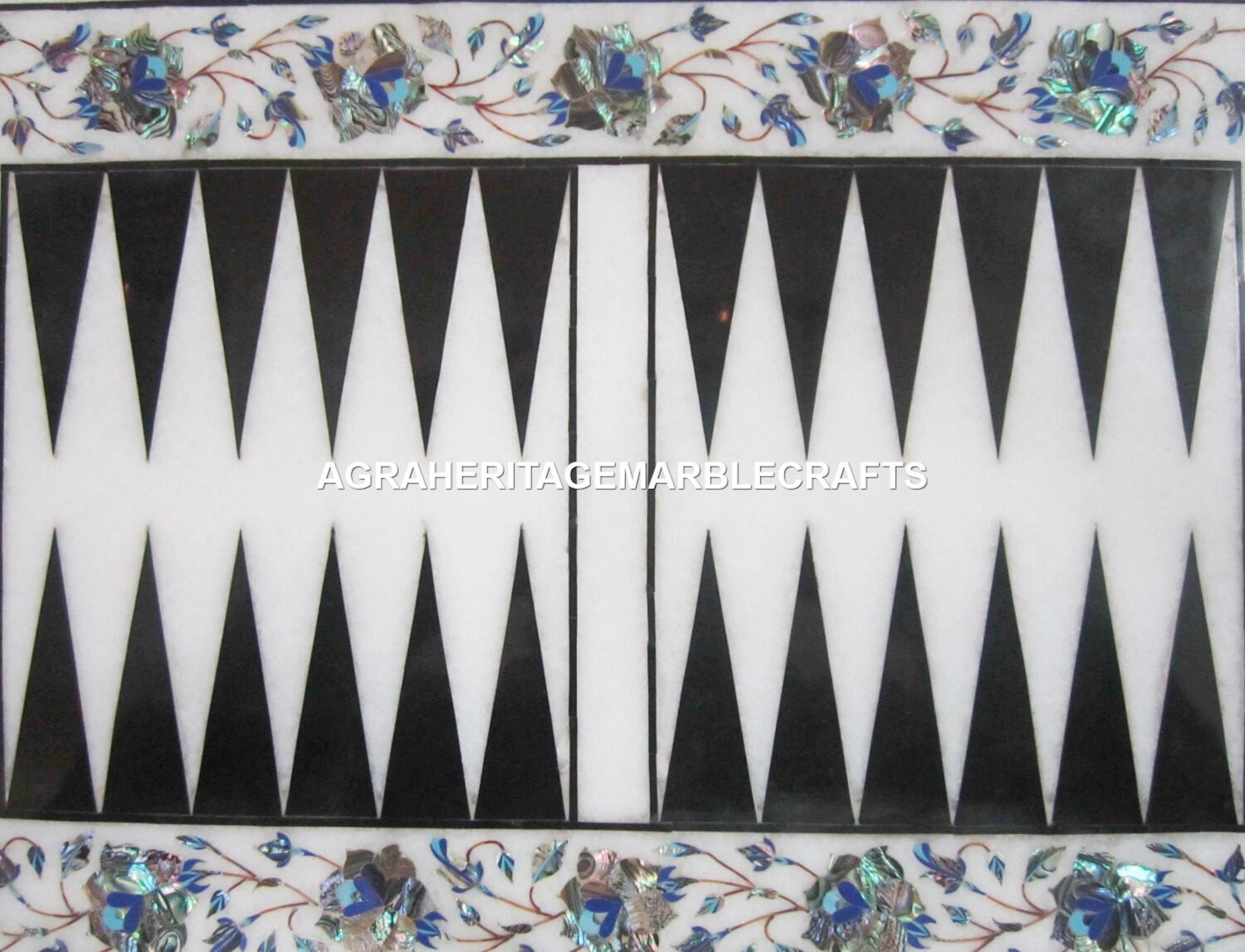Marble Backgammon Board Game Coffee Table Top Pauashell Inlay - Etsy