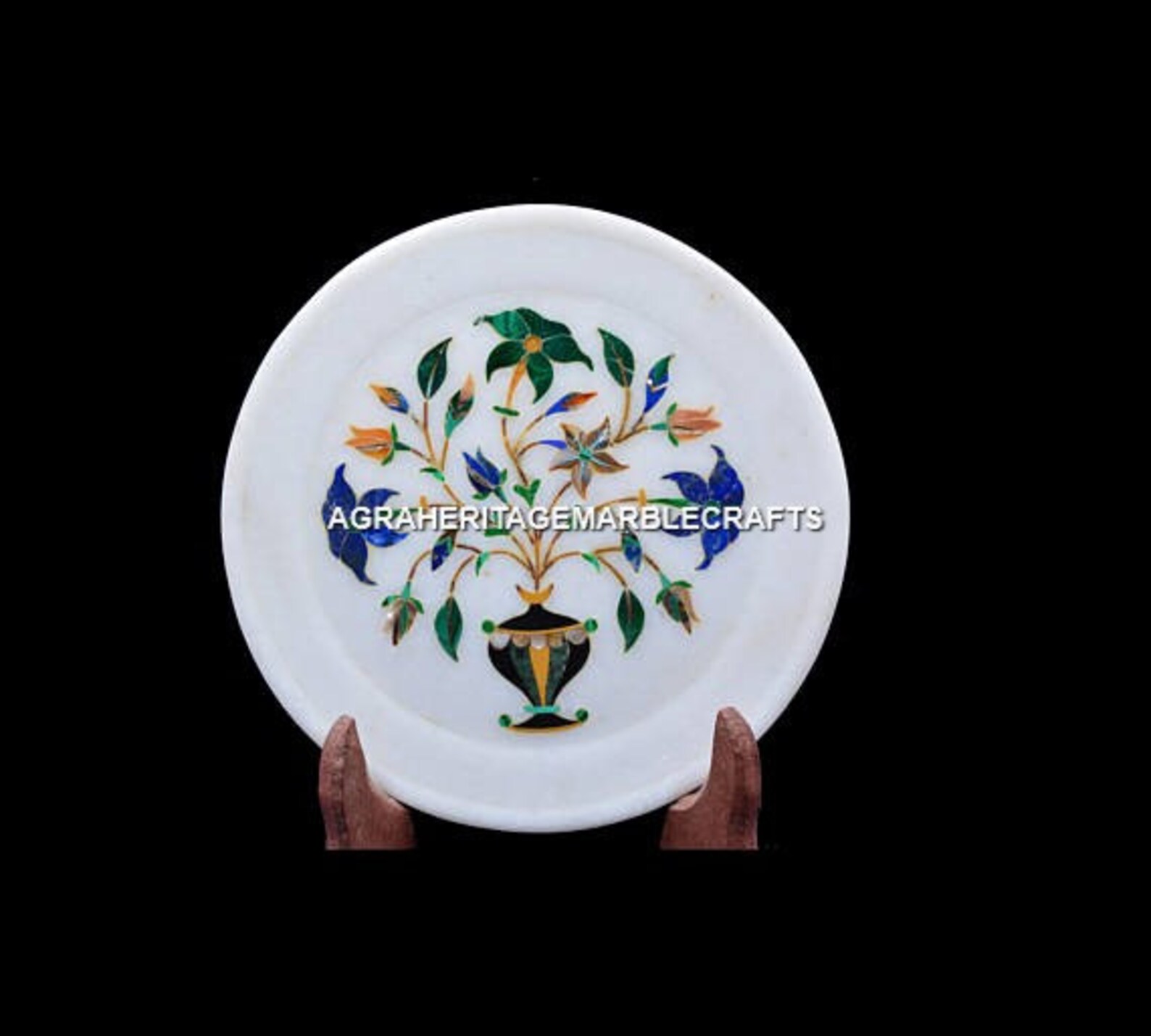 Ten Designs of Marble Handicraft Plate Inlay Precious Stone | Etsy