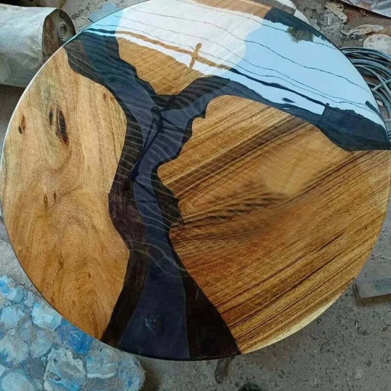 Round Epoxy Table - Etsy