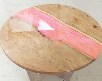 Pink Epoxy Tables - Etsy