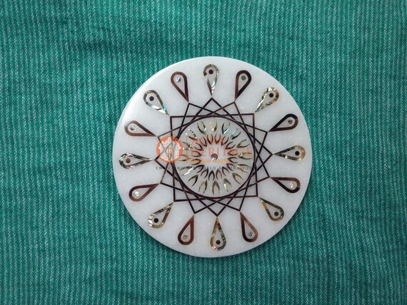 Translucent White Marble Tile for Flooring and Decor Inlaid - Etsy