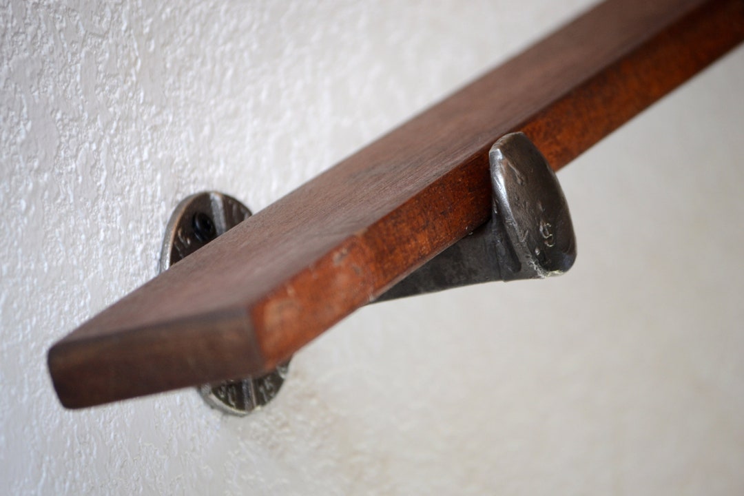 Railroad Spike Handrail Bracket - Etsy