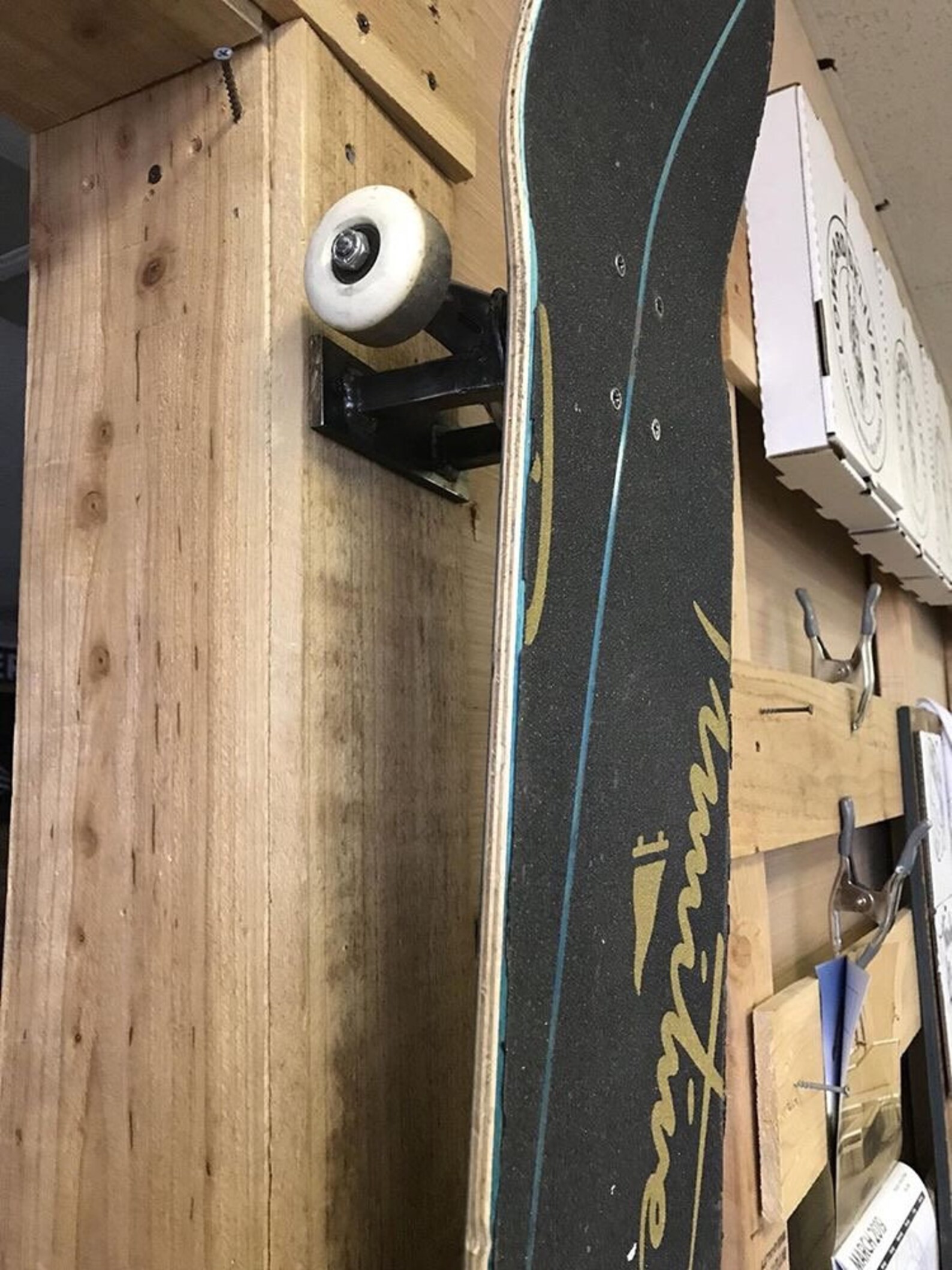 Railroad Spike Skate Rack - Etsy