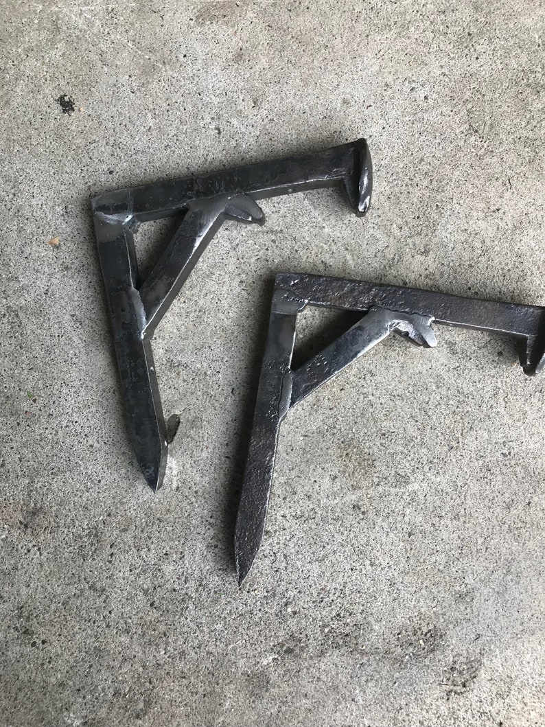 Railroad Spike Shelf Bracket - Etsy